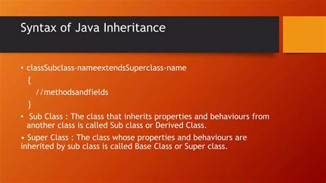 inheritance ppt