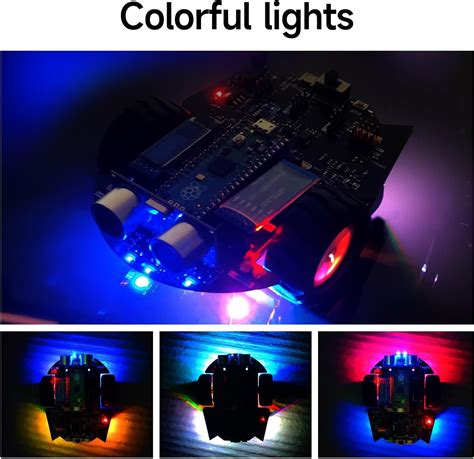 Yahboom Raspberry Pi Pico Smart Robot Car Starter Programming Robot Kit