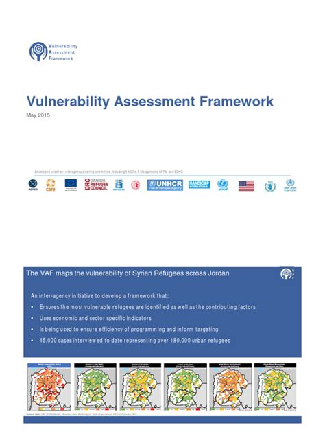 Vulnerability Assessment Framework Pdf Refugee Welfare