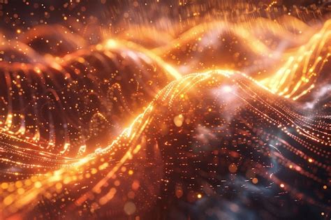 Detail The Mesmerizing Display Of Glowing Energy W Generative Ai