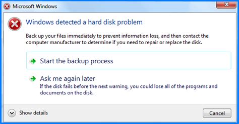 Windows Detected A Hard Disk Problem Error How To Fix