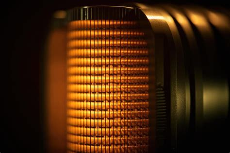 premium photo efficient macro capture illuminated filter cartridge in industrial filtration