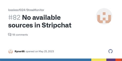 No Available Sources In Stripchat · Issue 82 · Lossless1024 Streamonitor · Github