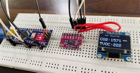 Esp32 And Ccs811 Gas Sensor Example Esp32 Learning