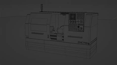 D Model CNC MACHINE TurboSquid