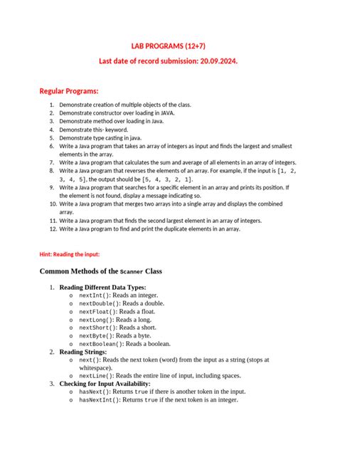 Lab Programs Pdf Computer Programming Software Engineering