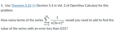 5 Use Theorem 5 10 Rightleftarrows Chegg Com