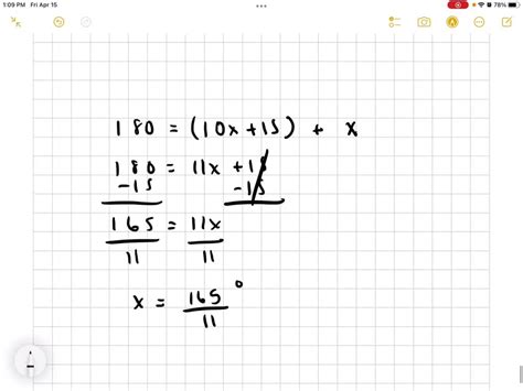 solved with the size of find the size of the largest angle shown is a