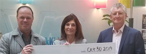 The Castle Building Centres Group Executive Team Was Honoured To Present A Cheque Castle