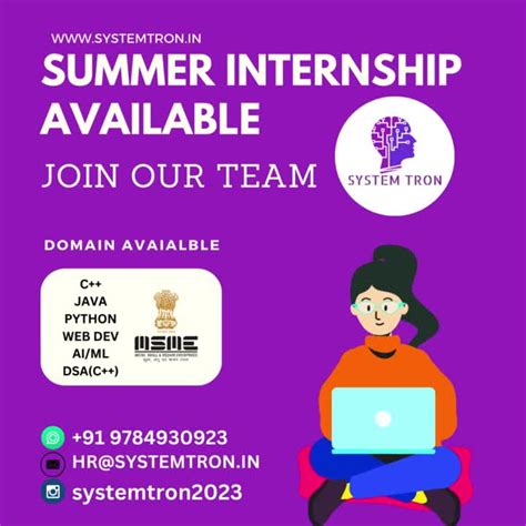 Video Systemtron On Linkedin Internship Systemtron Internship2024