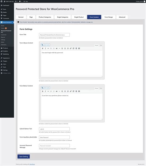 password protected store for woocommerce pro wordpress plugin geek