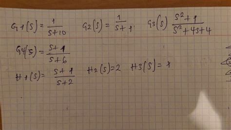 solved find the transfer function of system h s y s r s