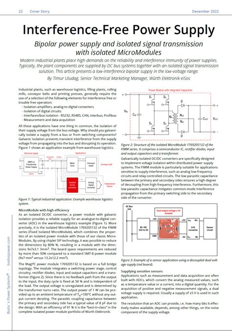 Armando Cavero Miranda On Linkedin Interference Free Power Supply Bipolar Power Supply And