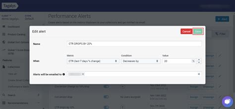 How Can I Unassign Users From Receiving Performance Alert Emails