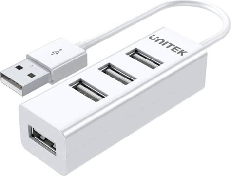Unitek Ports Usb Hub In White Se Priser Nu