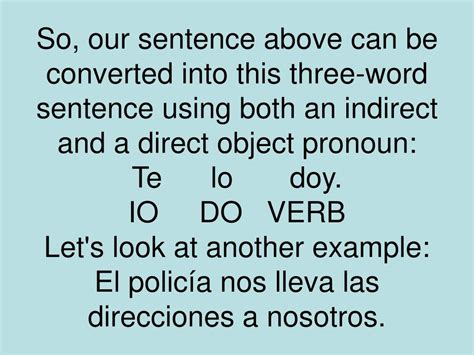 PPT DOUBLE OBJECT PRONOUNS PowerPoint Presentation Free Download ID