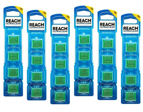 Reach Ultra Clean Access Flosser Mint Refill Heads 28 Count Pack Of 6