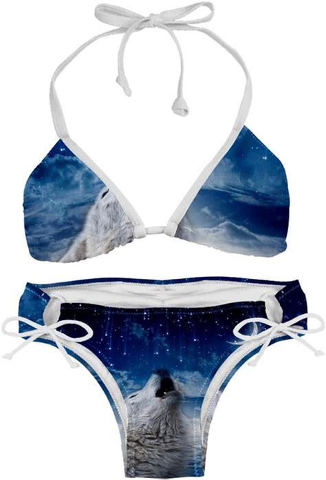 Hot Sexy Galaxy Wolf Bikini Pics
