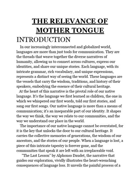 Eng Class 12 Project Pdf Multilingualism Anthropology