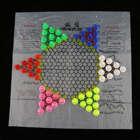 Chinese Checkers Jumping Chess 60 Chess Pieces Boa Vicedeal
