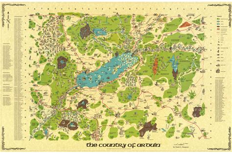 Arduin Country Map 2024