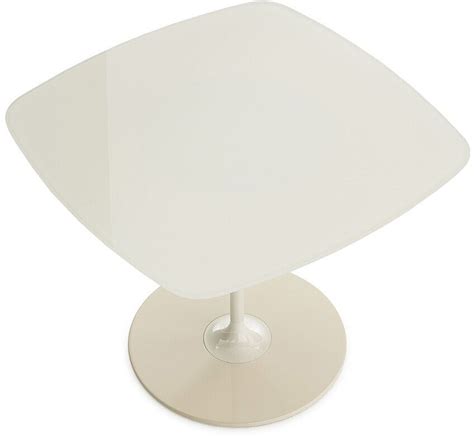 Kartell Thierry Basso Beistelltisch 40cm Weiß Lackiert Lackiert Weiß 50x40x50cm Ab 64790
