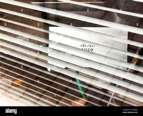 Paris France Oct 25 2023 An Aesthetically Captured View Of A Cisco