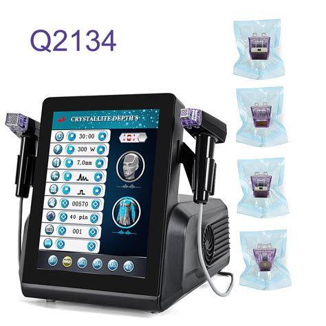Q2134 Rf Microneedle Machine Model B58 With 2 Handles And 4 Cartridges