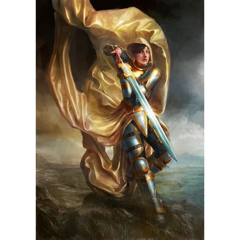 Elspeth Knight Errant Print Original Magic Art