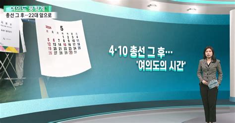 [여의도풍향계] 희비 엇갈린 총선 한달 그 후…22대 국회 앞으로