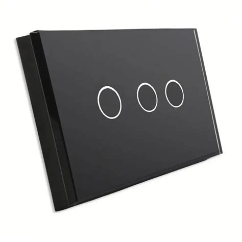 Aliexpress Com Buy Bseed V Touch Light Switch Gang Way Touch Sensor Switch With Glass