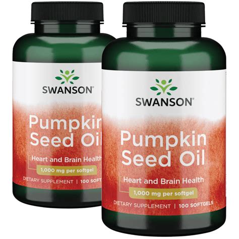 Swanson Pumpkin Seed Oil Supports Brain Health Heart Health