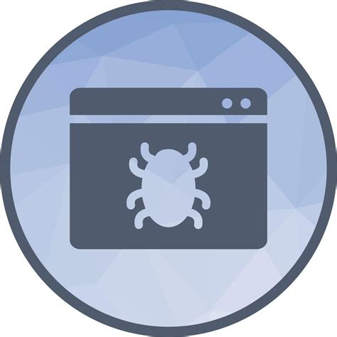 Web Crawler Low Poly Background Icon Vector Art At Vecteezy