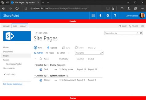 Custom Modern Page Header And Footer Using Sharepoint Framework Part 2 Running With Elevated