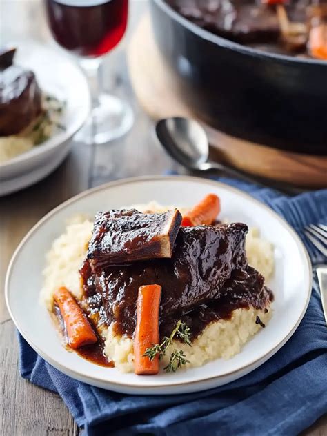 Ultimate Red Winebraised Beef Short Ribs For Delicious Warmth