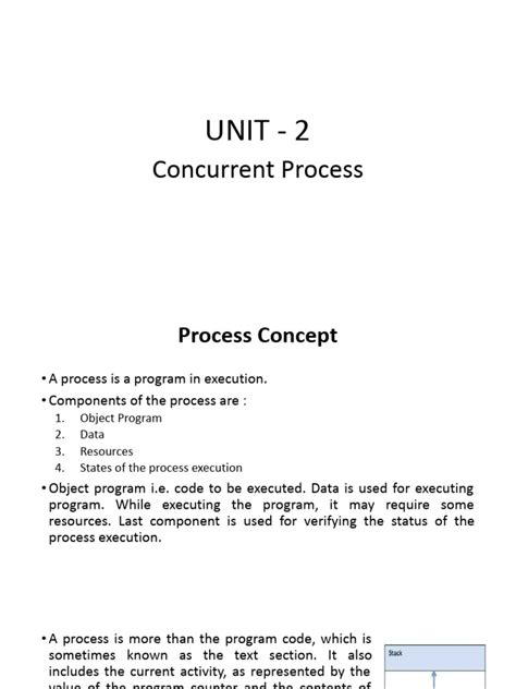 Unit 2 Part 1 Process Concept Pdf
