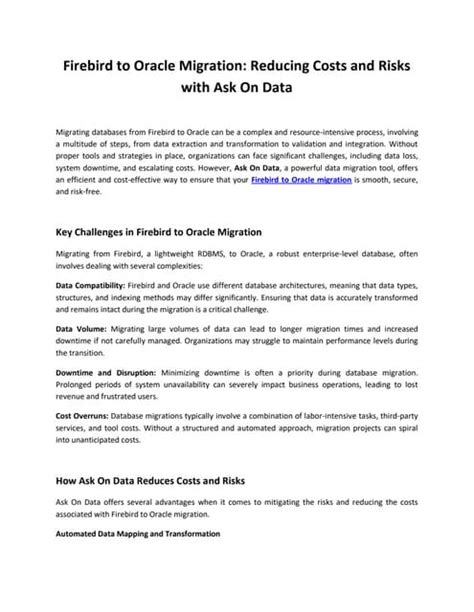 The Benefits Of Using Ask On Data For Smooth And Secure Data Migrationdocx