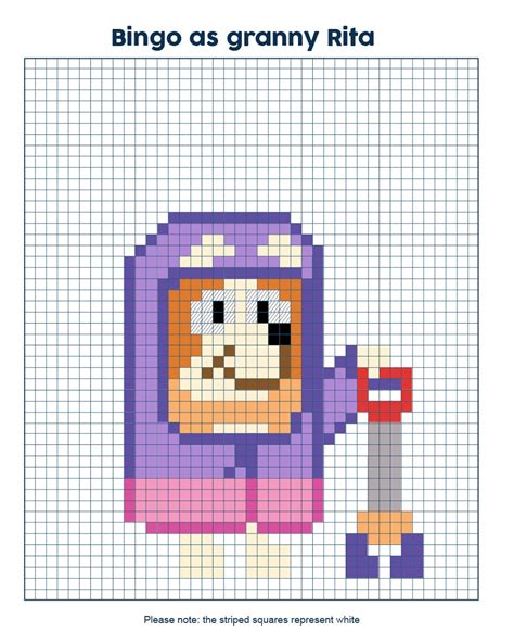 Bluey Perler Bead Pattern Etsy