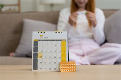 Contraception Menstruation And Pregnancy Concept Birth Control Pills