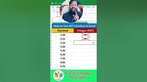 Convert Decimal Number To Integer Number In Excelexcel Bantisir Computer Tipsandtricks Youtube