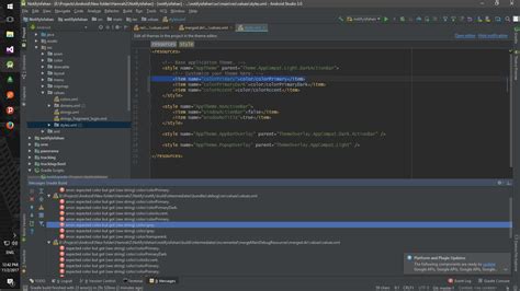 Android Error Expected Color But Got Raw String Colorgray Stack