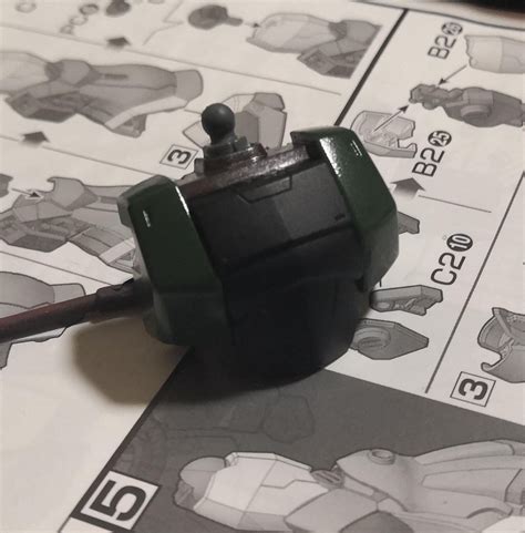 Hg Zaku I Cockpit Modification Black Tri Star Version Rgunpla