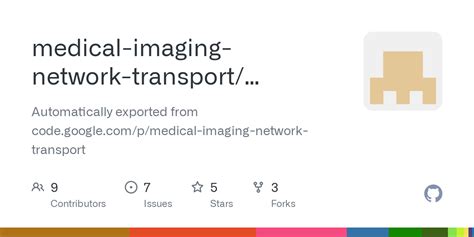 Github Medical Imaging Network Transportmedical Imaging Network