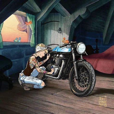 卡通摩托头像 图库 五毛网