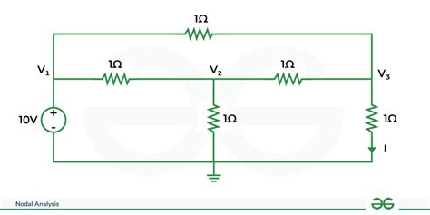 Nodal Analysis GeeksforGeeks