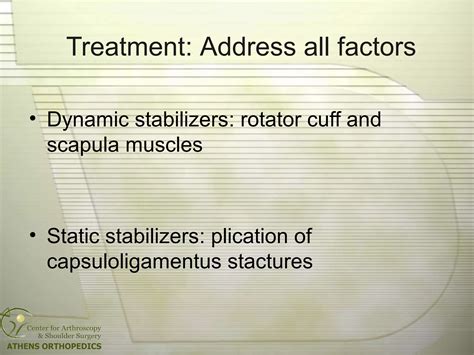 Multidirectional Shoulder Instability Ppt