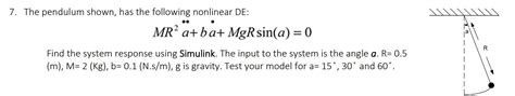 Solved Please Solve This By Using Simulink This Is The Rd Chegg Com
