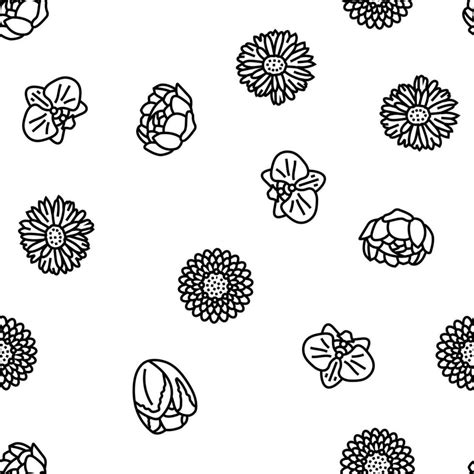 Flower Blossom Spring Vector Seamless Pattern 23246674 Vector Art At Vecteezy