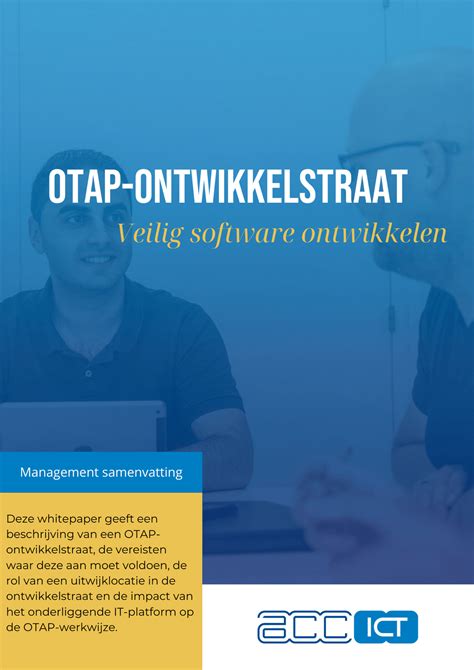 Acc Ict It Continuïteit Voor Bedrijfskritische Applicaties