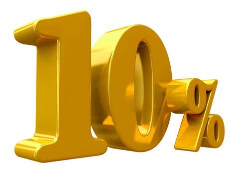 Gold Number 10 Pngs For Free Download